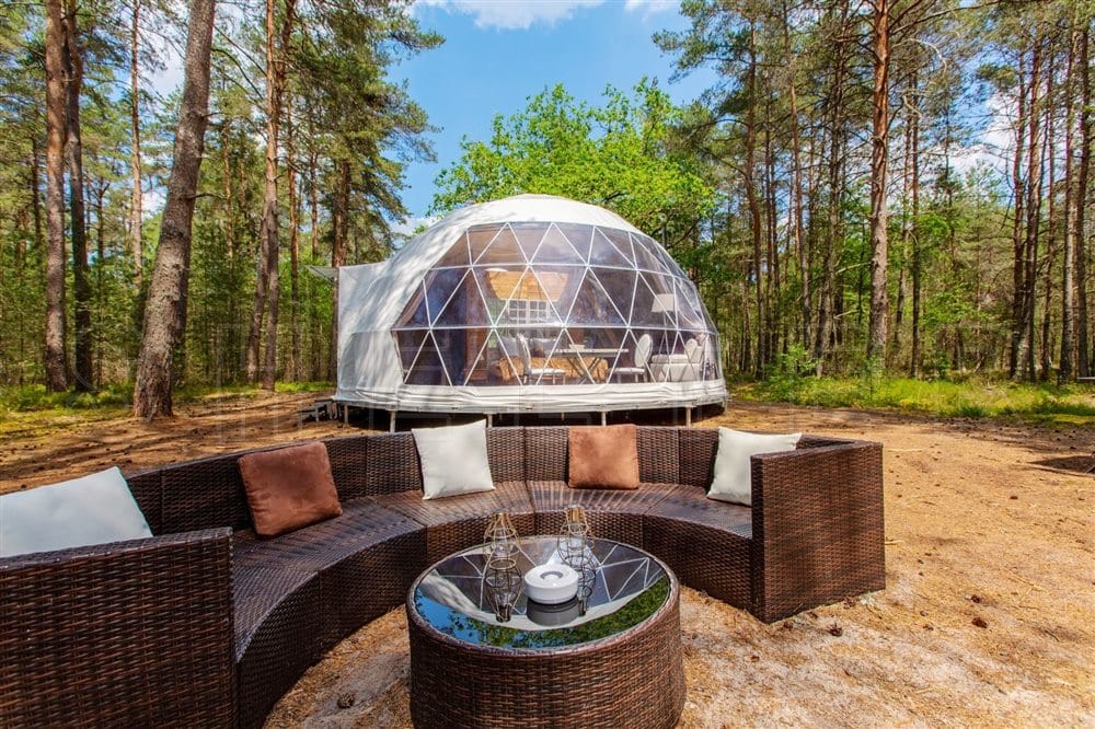 TAMAÑOS DE LOS DOMOS - domo glamping españa