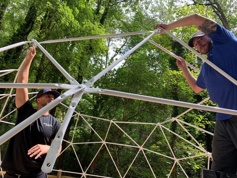 TAMAÑOS DE LOS DOMOS - domo glamping españa